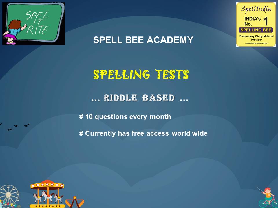 Spelling Bee Competition Exam | Voca Quest | Class 1 2 3 4 5 Senior KG ...